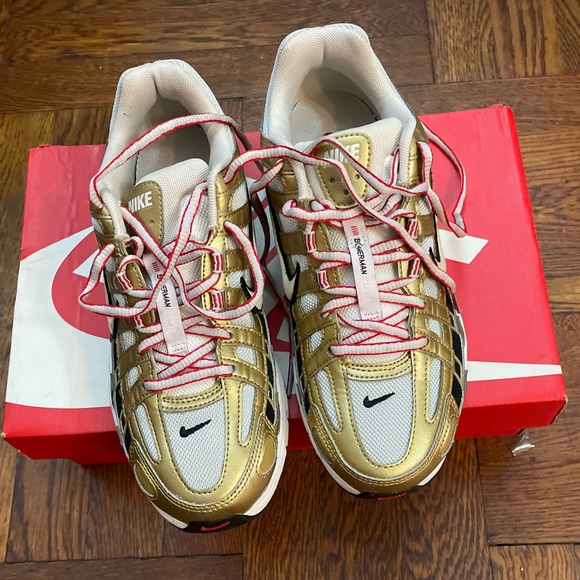 Nike | Shoes | Womens Nike Bowerman P600 Metallic Gold 75 | Poshmark